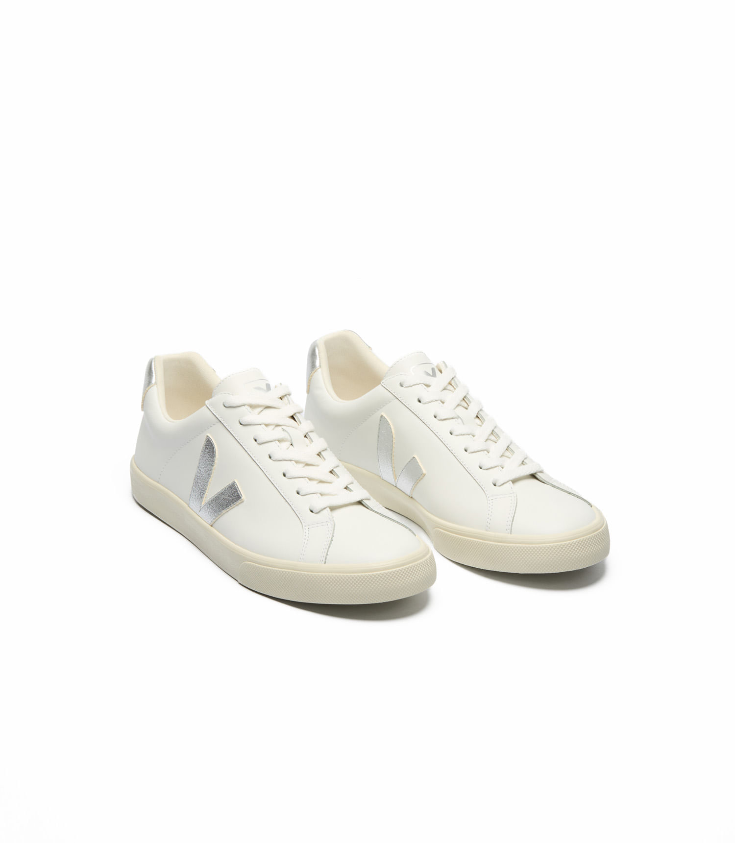 Esplar Logo Leather White Silver Eo0203883a 022346 - DANKI
